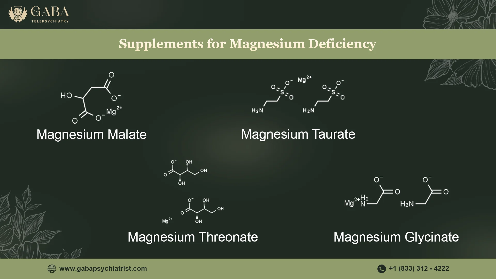 Magnesium Deficiency - Gaba Online Psychiatrist