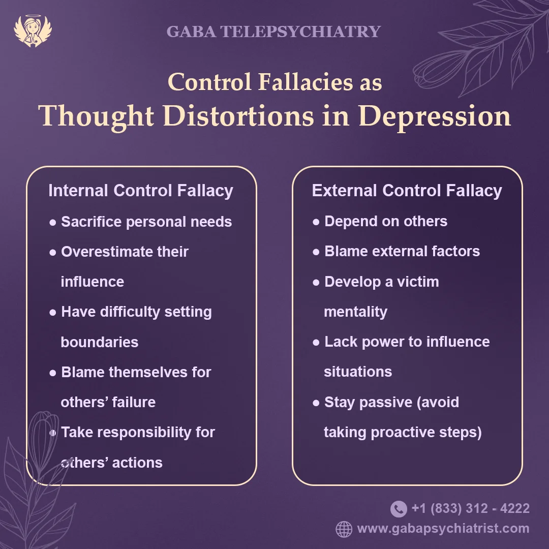 Thought Distortions in Depression - Gaba Online Psychiatrist