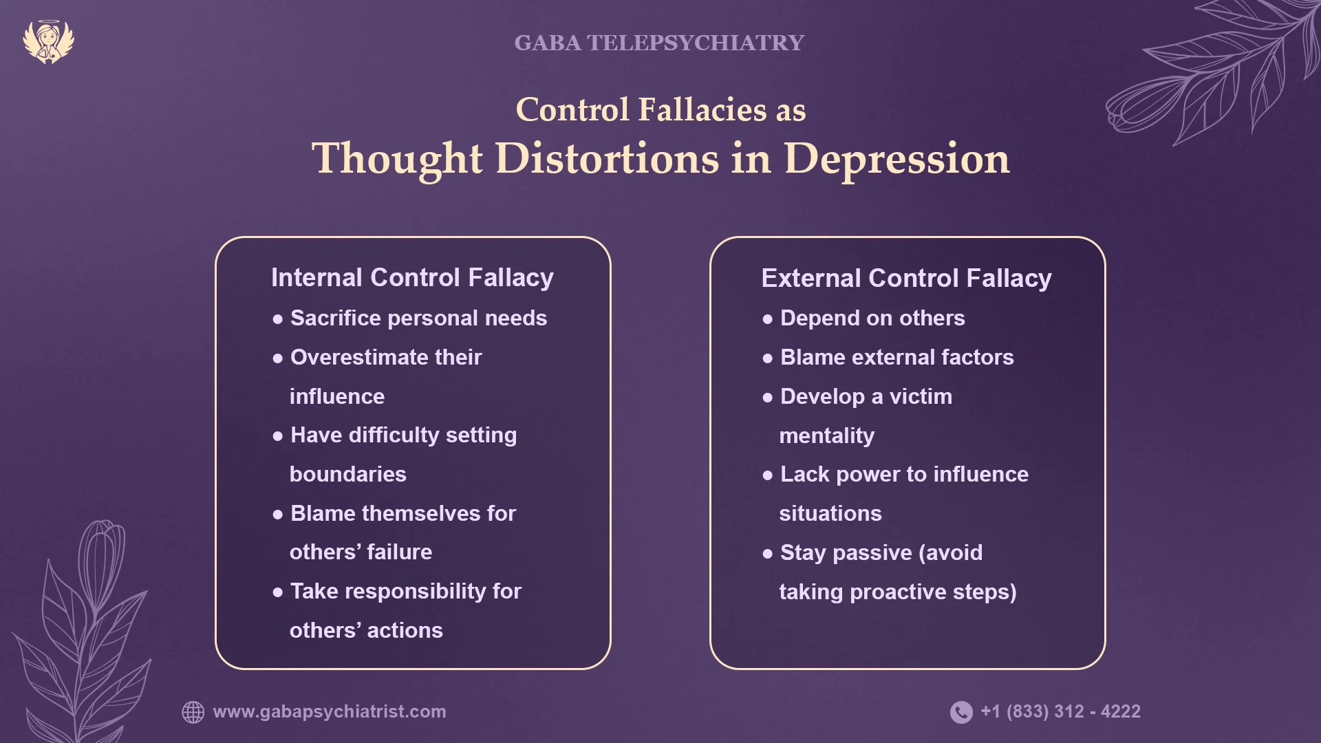 Thought Distortions in Depression - Gaba Online Psychiatrist