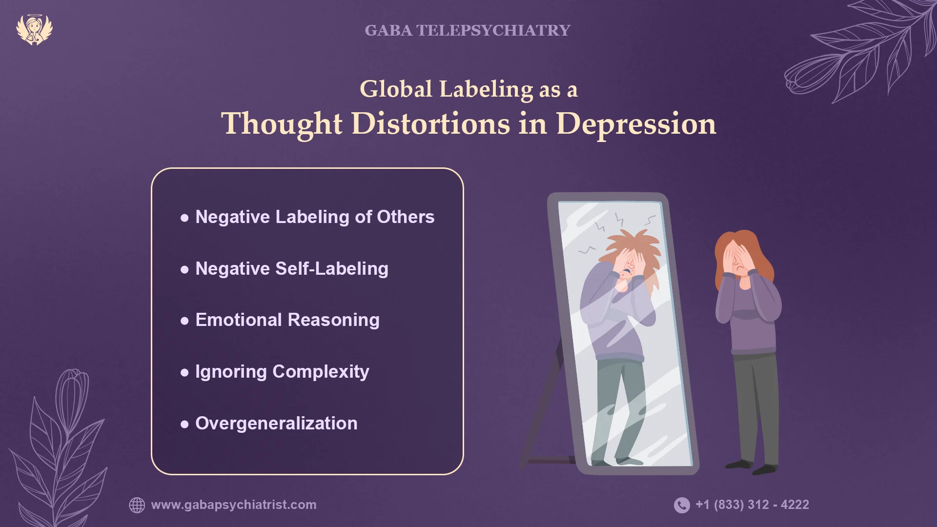 Thought Distortions in Depression - Gaba Online Psychiatrist