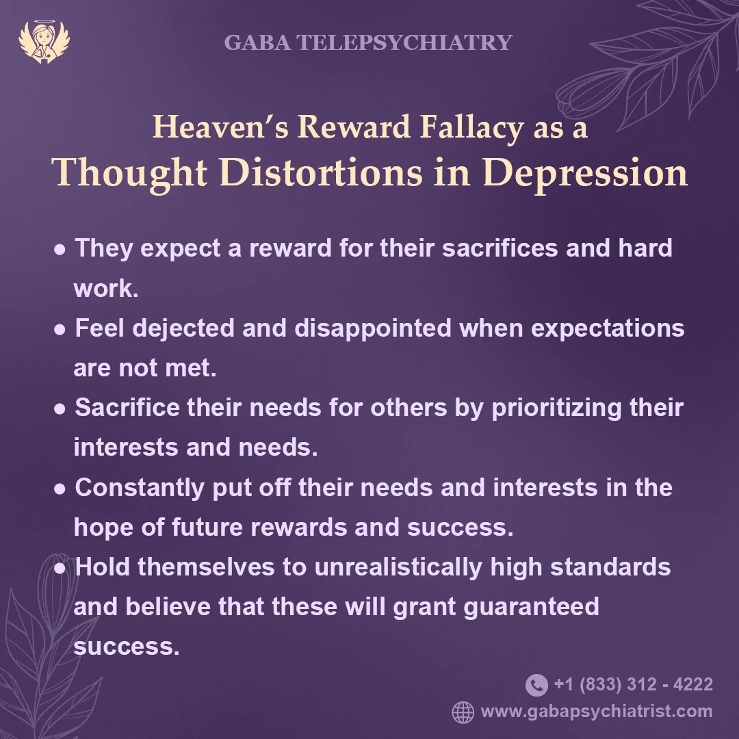 Thought Distortions in Depression - Gaba Online Psychiatrist
