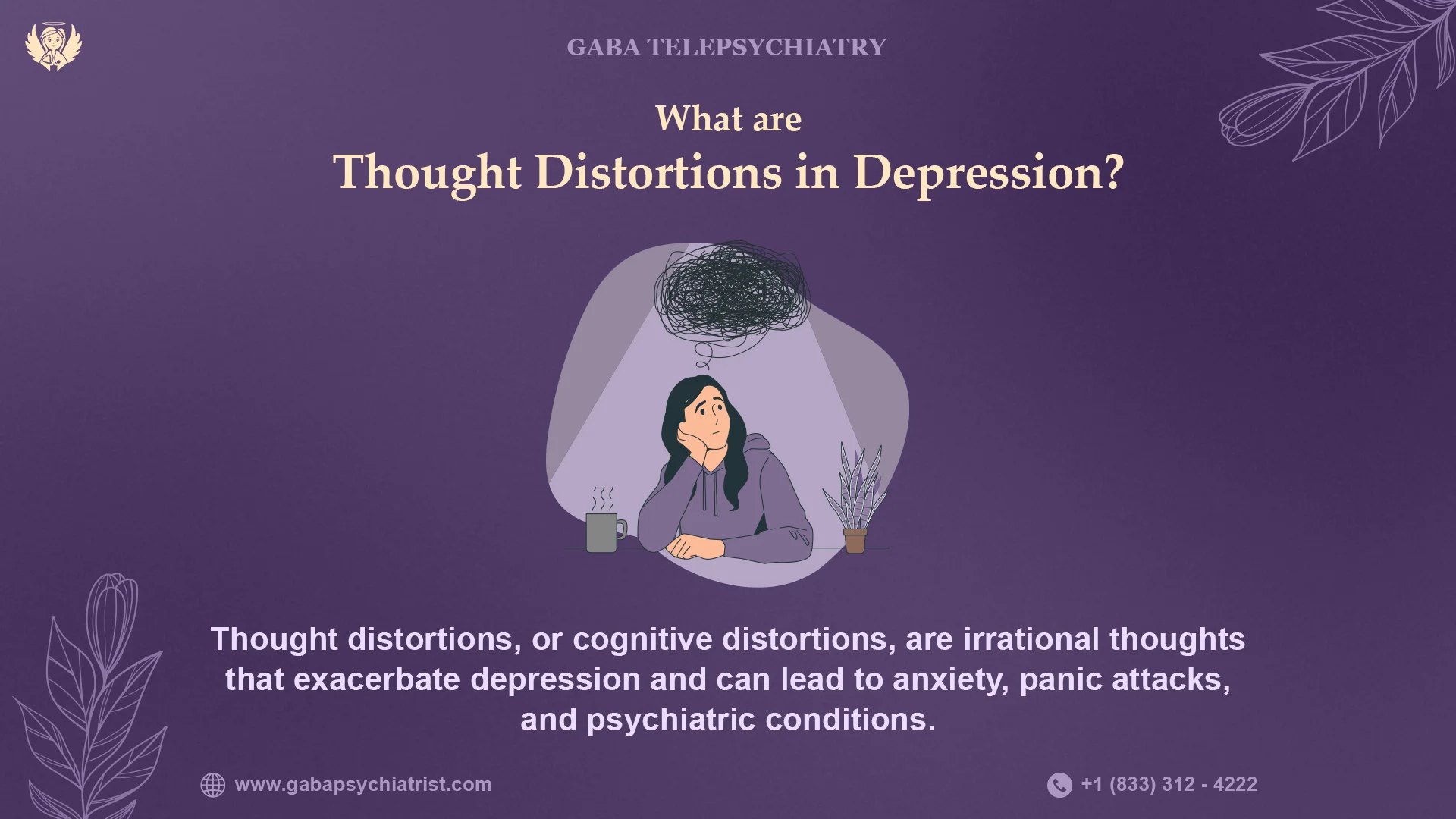 Thought Distortions in Depression - Gaba Online Psychiatrist