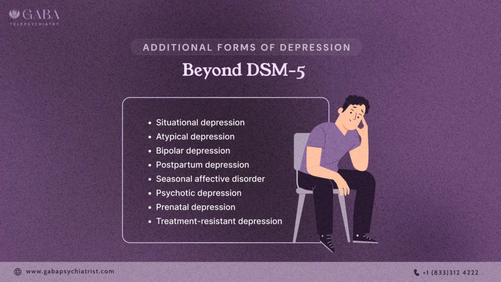 Types of Depression - Gaba Online Psychiatrist