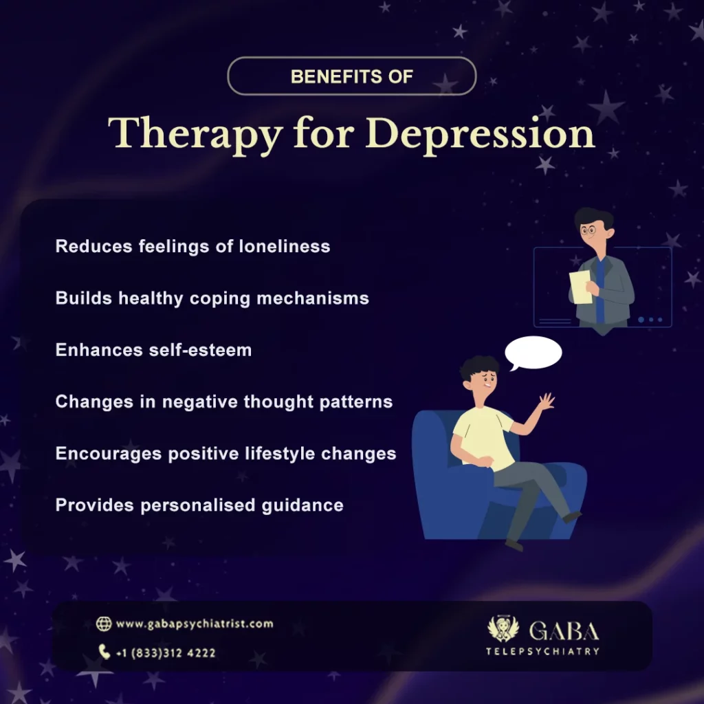 Therapy treatment for depression - Gaba Online Psychiatrist