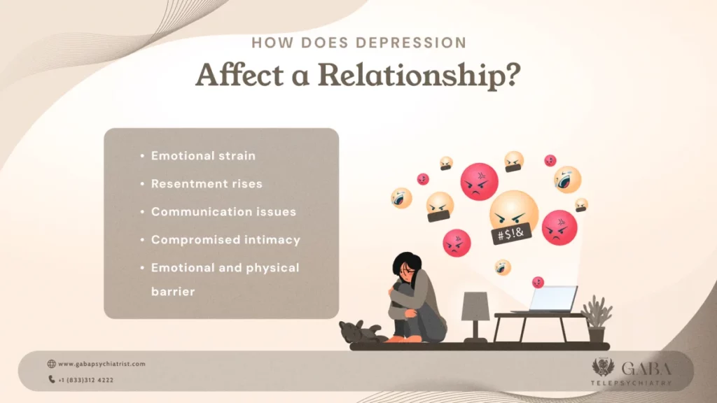 Depression and Relationships - Gaba Online Psychiatrist