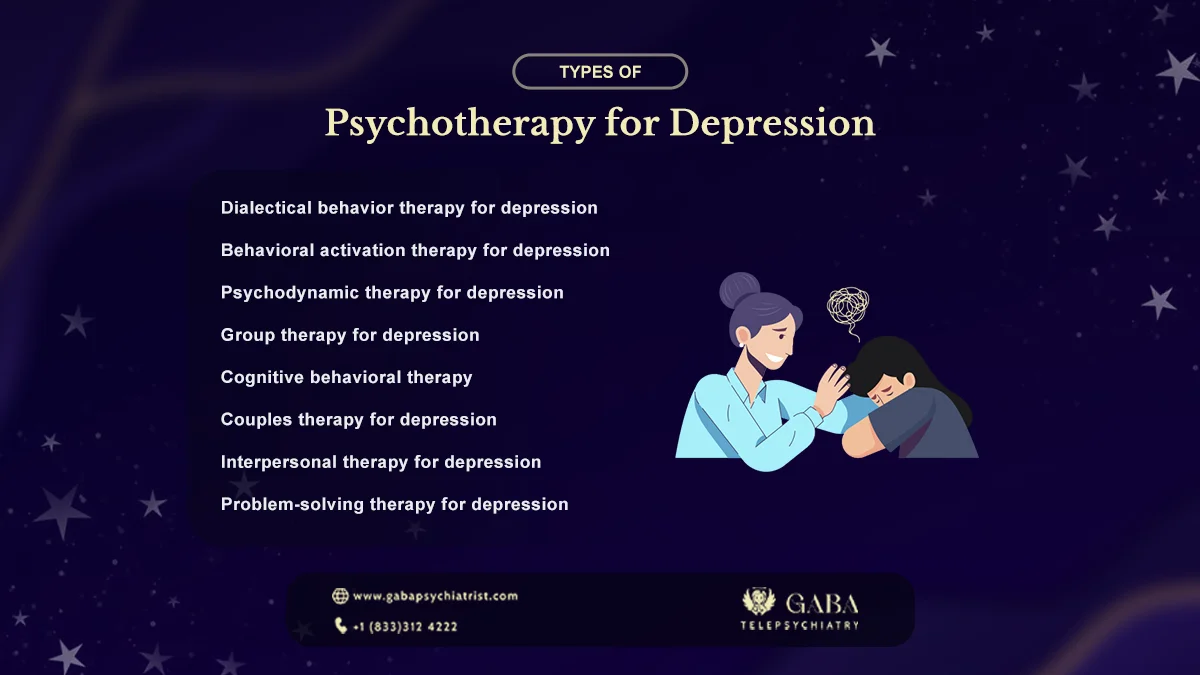 Therapy treatment for depression - Gaba Online Psychiatrist