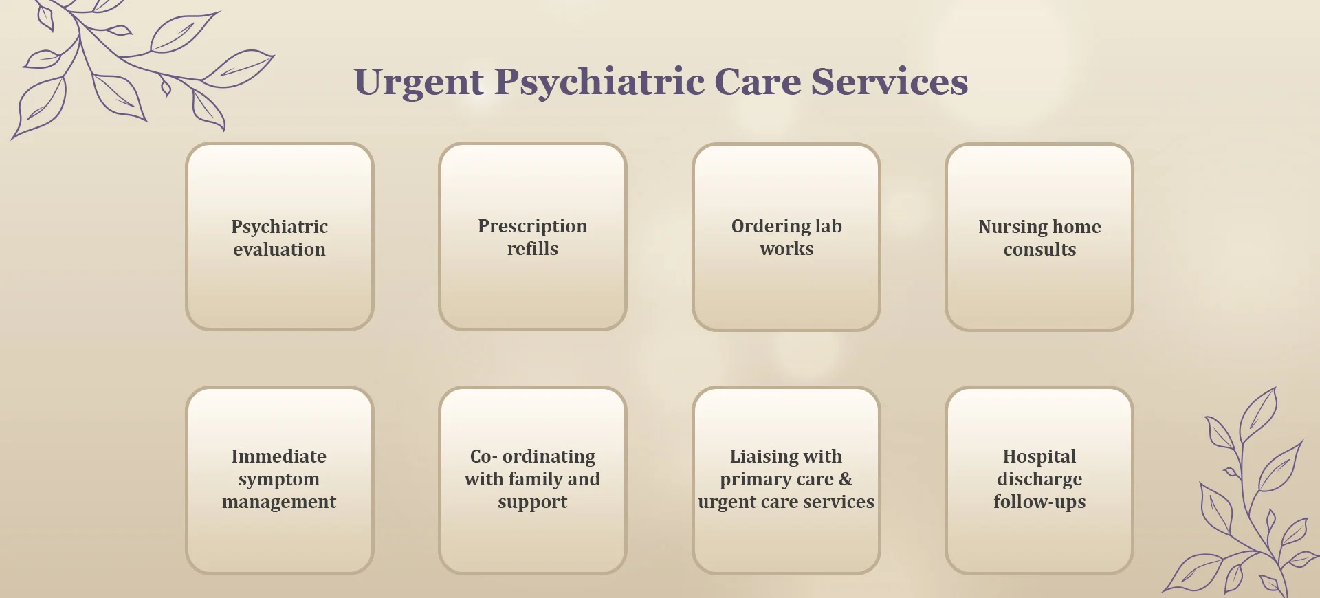 Urgent Psychiatric Care | Emergency Psychiatrist
