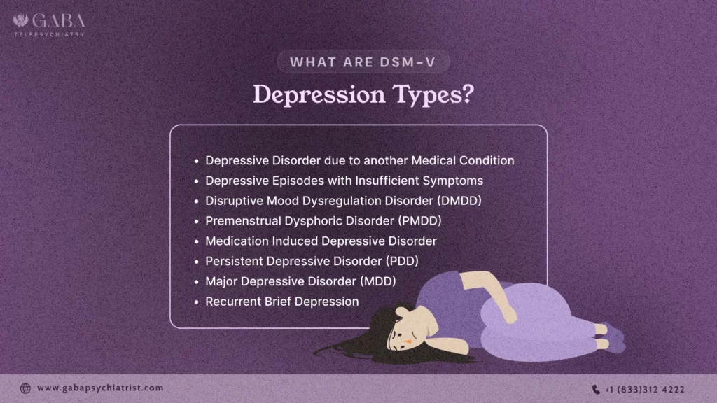 Types of Depression - Gaba Online Psychiatrist