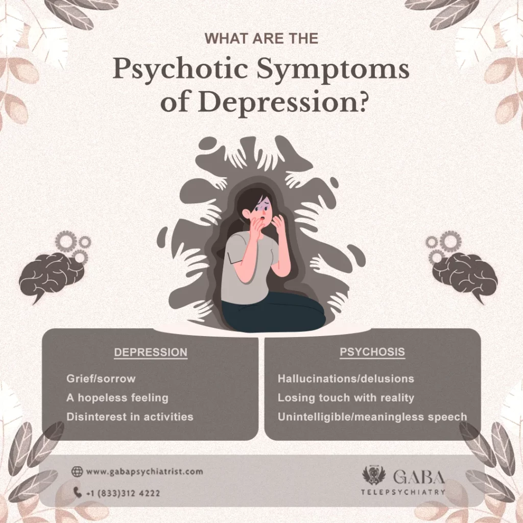 Psychotic Symptoms of Depression - Gaba Online Psychiatrist