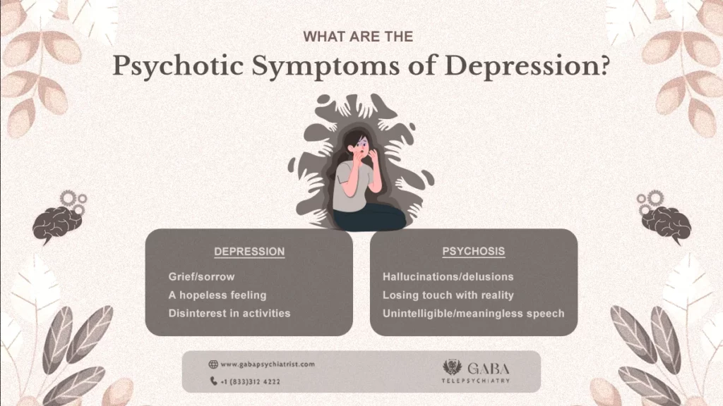 Psychotic Symptoms of Depression - Gaba Online Psychiatrist