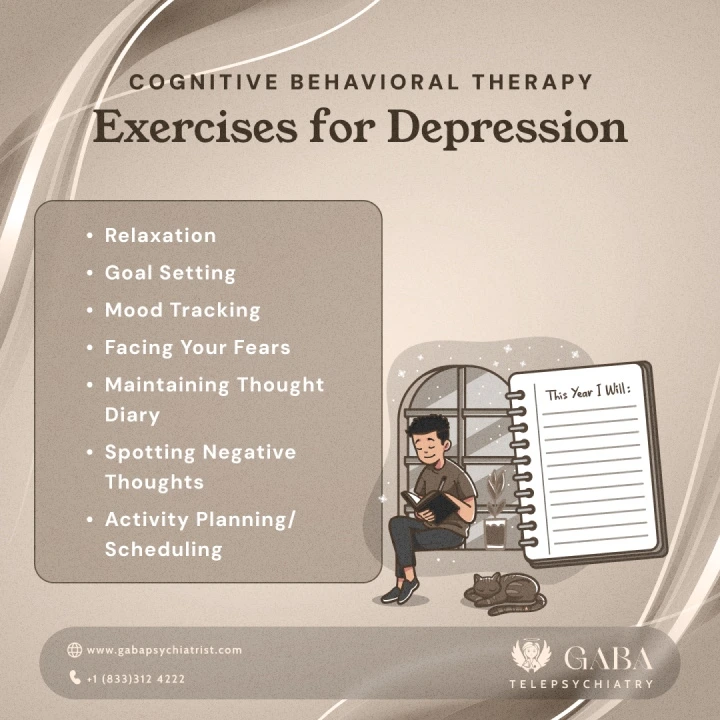 CBT for Depression - Gaba Online Psychiatrist