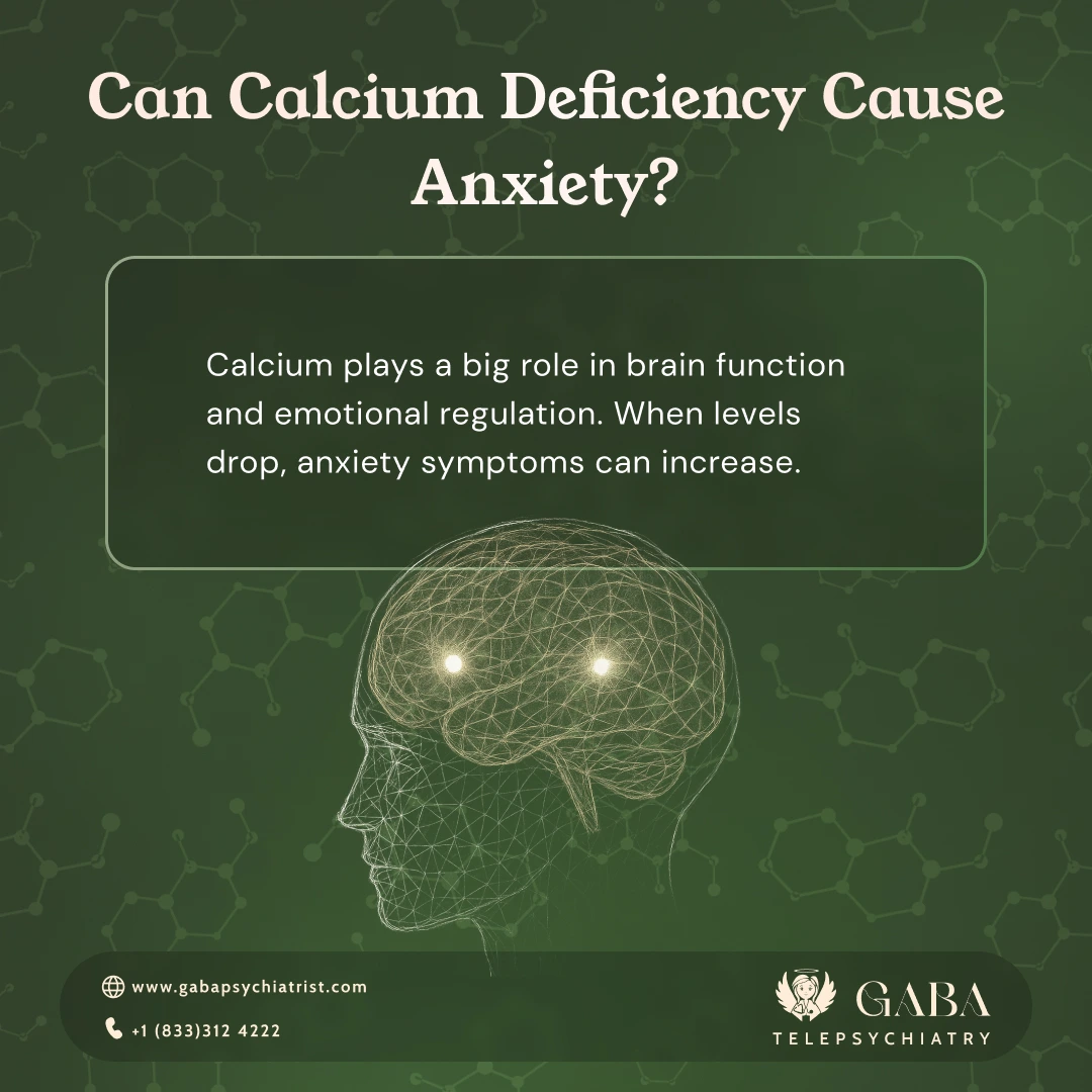 Calcium Deficiency and Anxiety - Gaba Online Psychiatrist