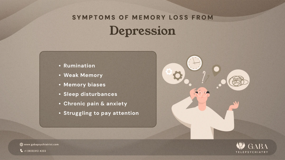 Can Depression Cause Memory Loss? - Gaba Online Psychiatrist