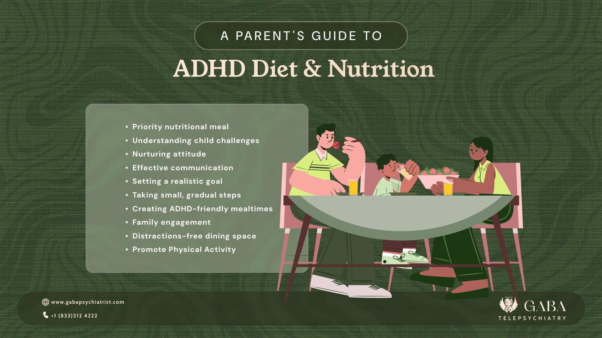 Nutrition for ADHD Kids - Gaba Online Psychiatrist