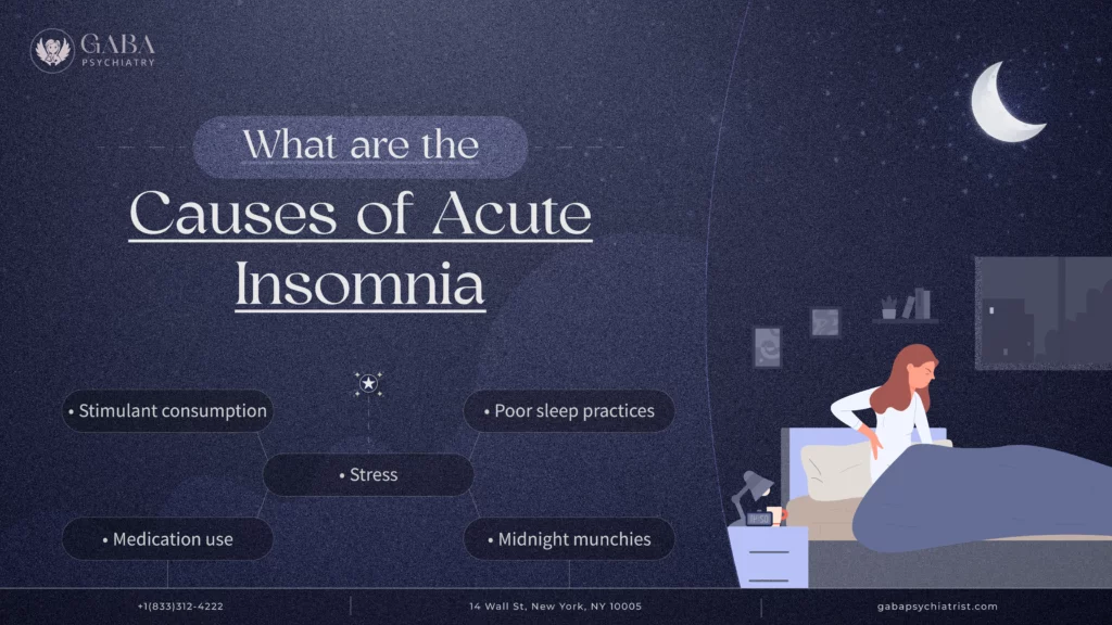 What are the Main Causes of Insomnia? - Gaba Online Psychiatrist