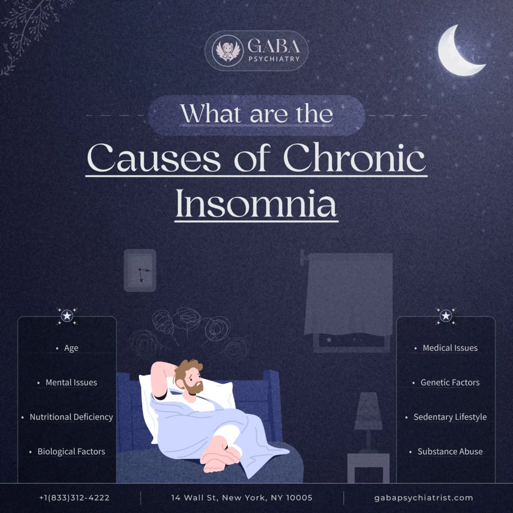 What are the Main Causes of Insomnia? - Gaba Online Psychiatrist