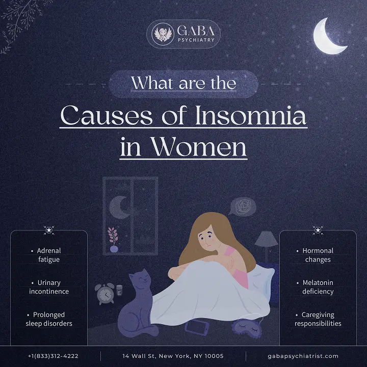 What are the Main Causes of Insomnia? - Gaba Online Psychiatrist