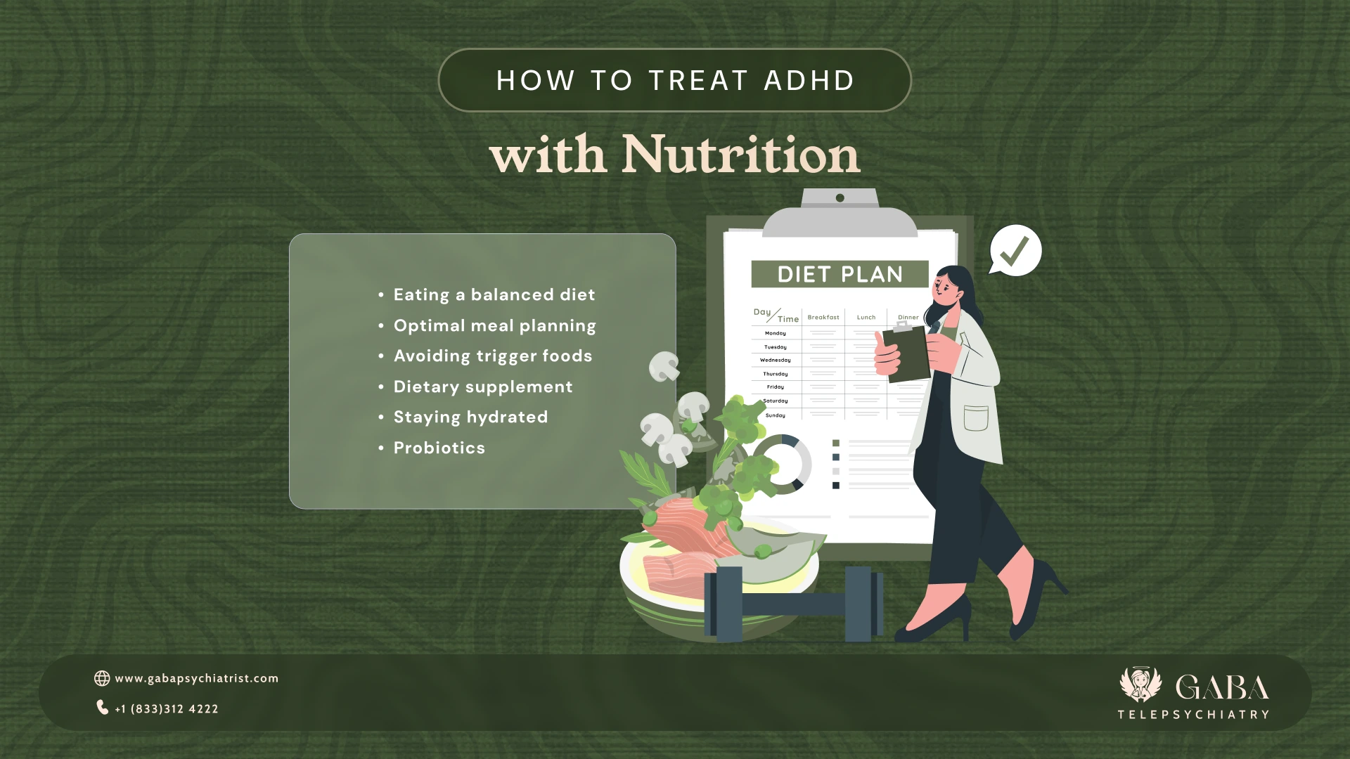 Nutrition for ADHD Kids - Gaba Online Psychiatrist