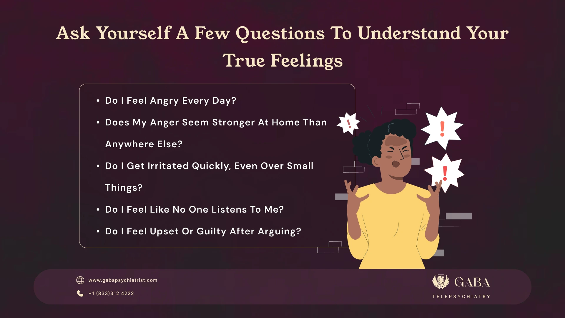 Why Am I Always Angry At My Family? - Gaba Online Psychiatrist