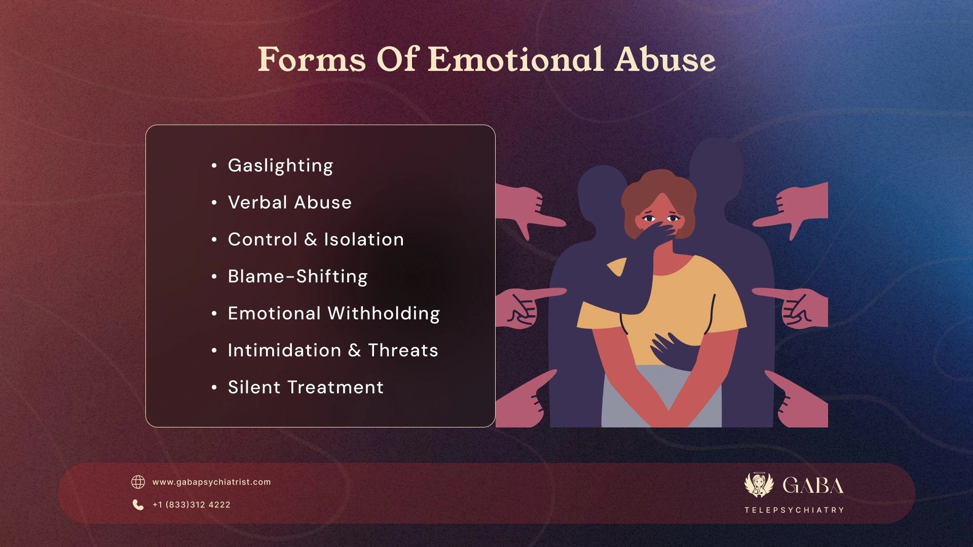 Is Emotional Abuse a Crime? - Gaba Online Psychiatrist