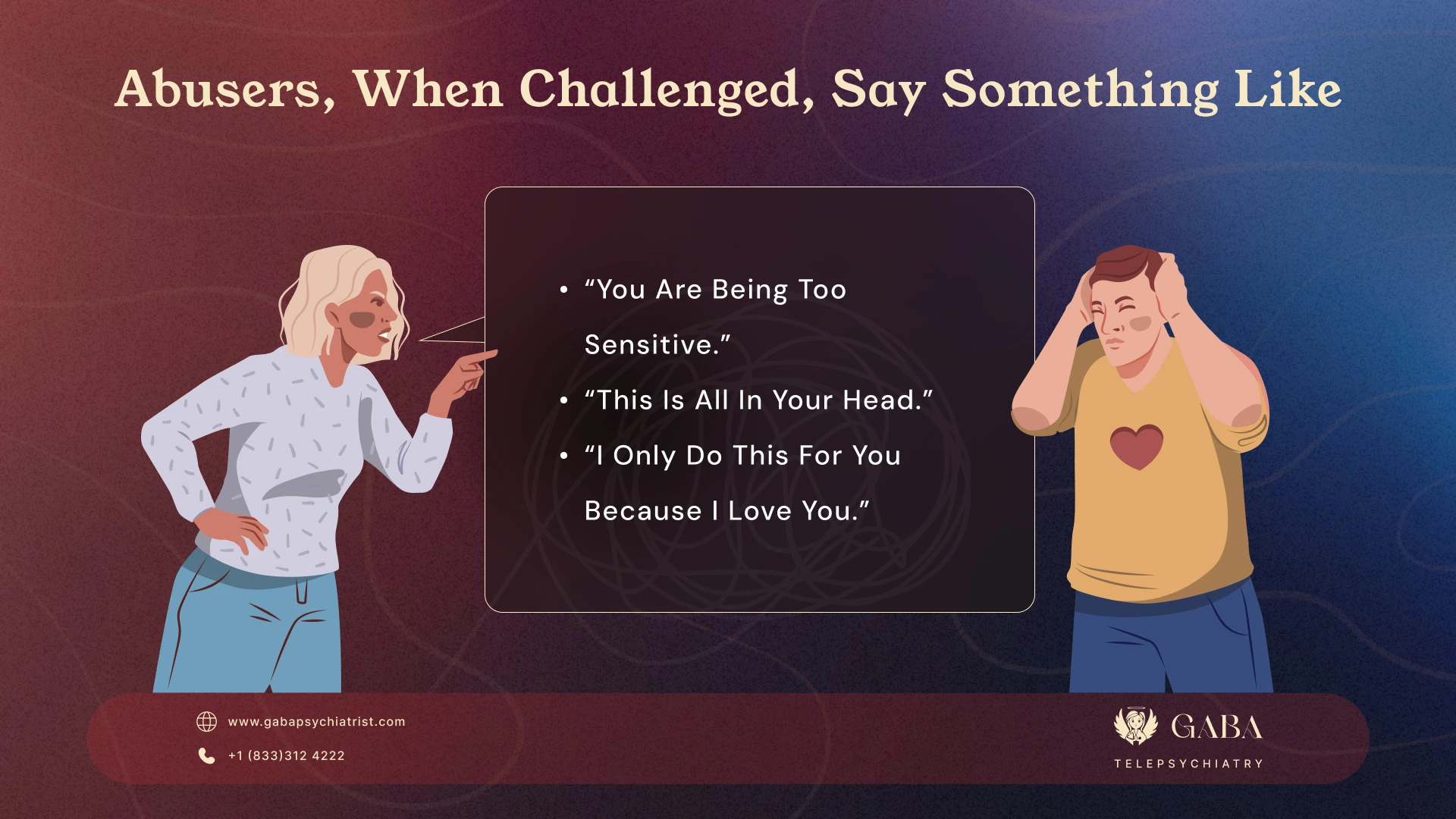 Is Emotional Abuse a Crime? - Gaba Online Psychiatrist