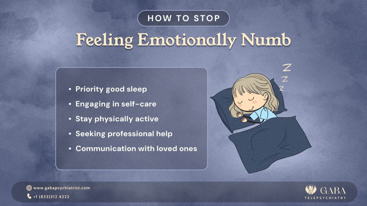 Emotional Numbness - Gaba Online Psychiatrist