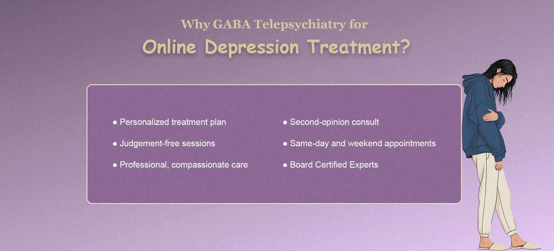 Depression Treatment - Gaba Online Psychiatrist