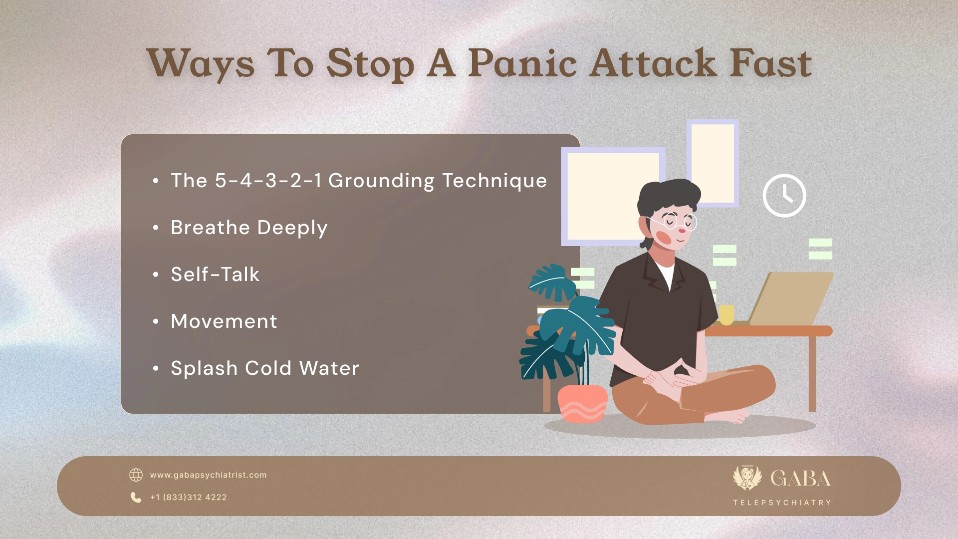 How to Stop a Panic Attack Fast? - Gaba Online Psychiatrist
