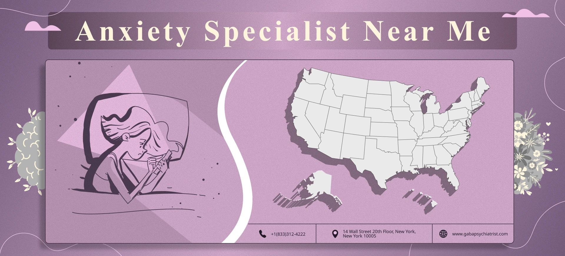 Anxiety Specialist Near Me - Gaba Online Psychiatrist